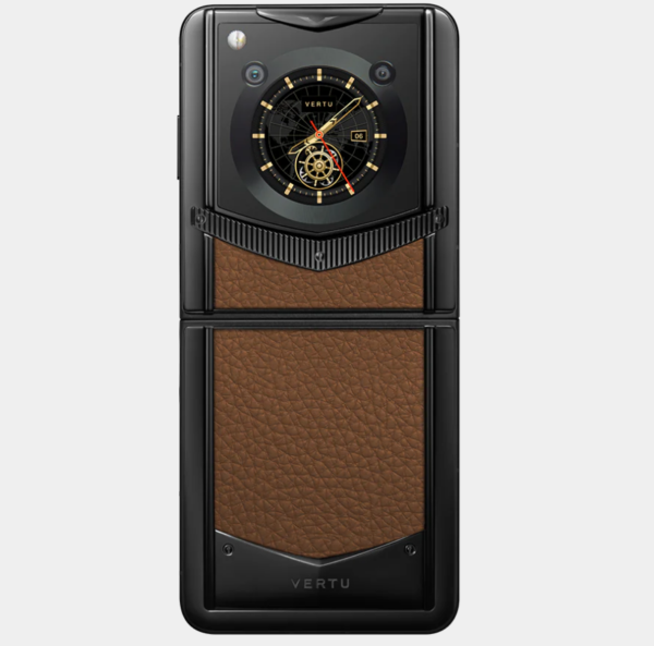 Vertu Iron Flip Caramel Brown Calf - HPC Luxury
