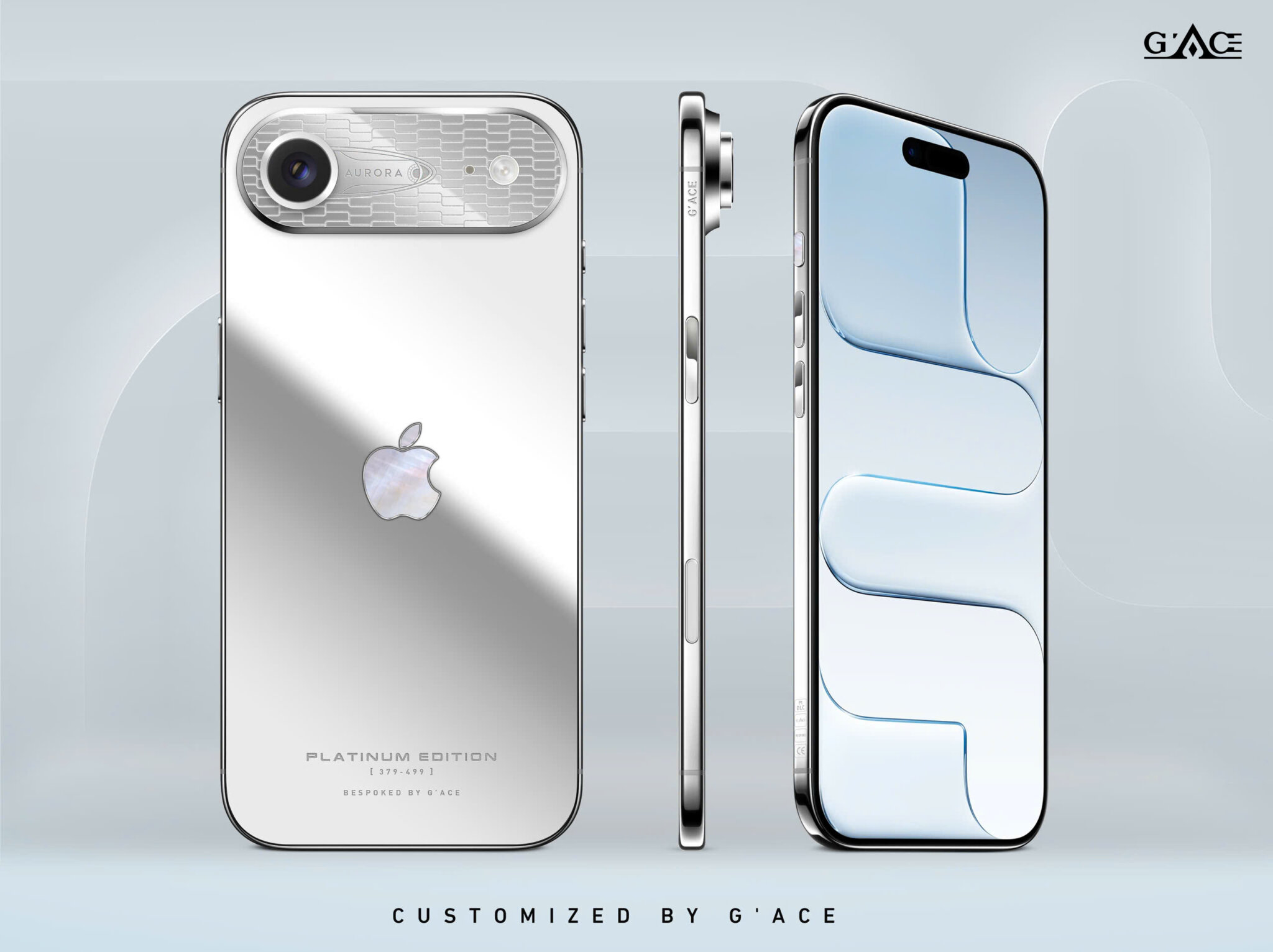 iPhone 17 Air Platinum Aurora Limited Edition 499 - HPC Luxury